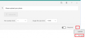 Adding attachments in Microsoft Forms - Ytria