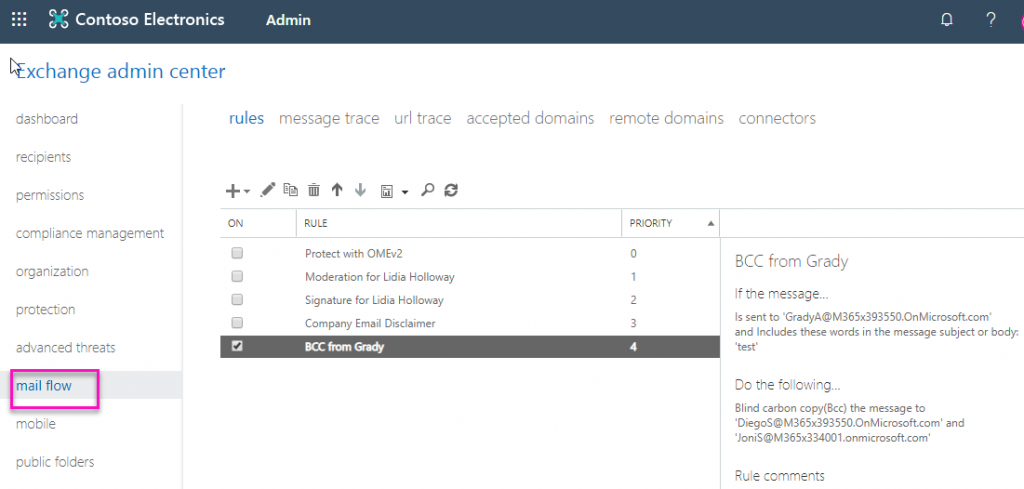 Find and remove mail forwarding rules in Exchange Online