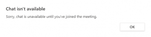 How to use the chat feature in a meeting - Microsoft Teams