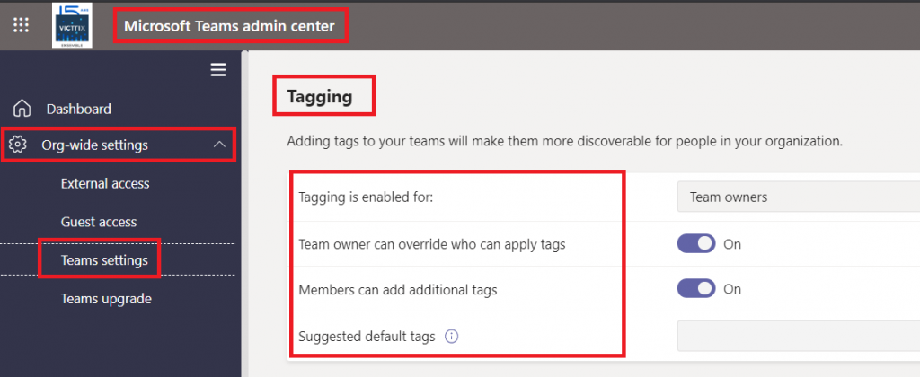 Using tags in Microsoft Teams channels