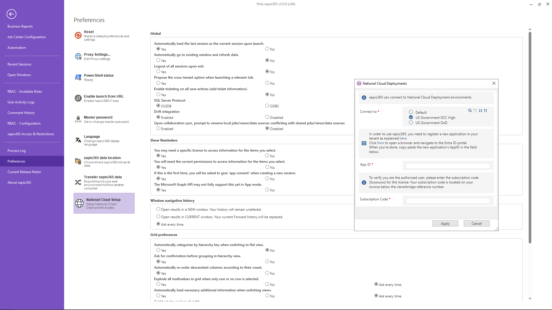sapio365 - GCC High - Ytria